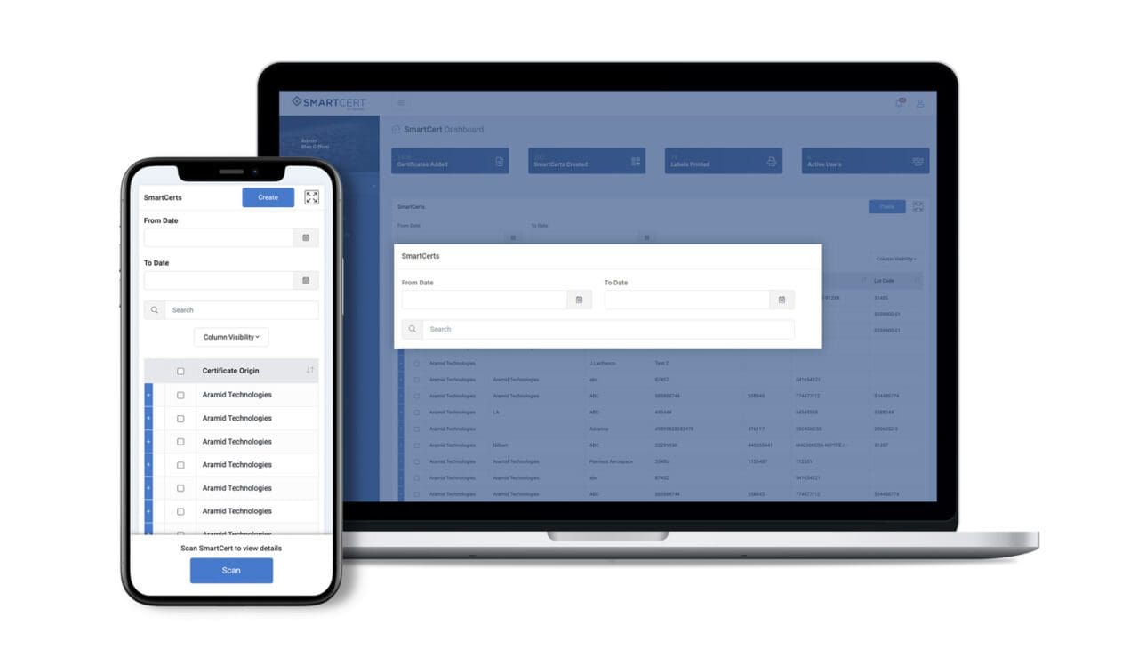 Cloud-based certification management platform for supply chains