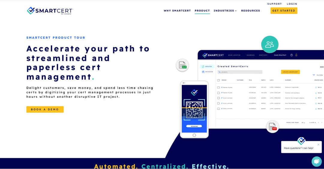 Product - SmartCert®