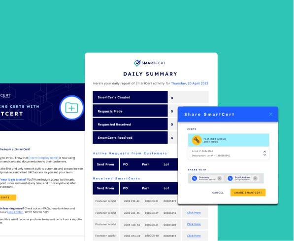 Customer Communication Resources - SmartCert®