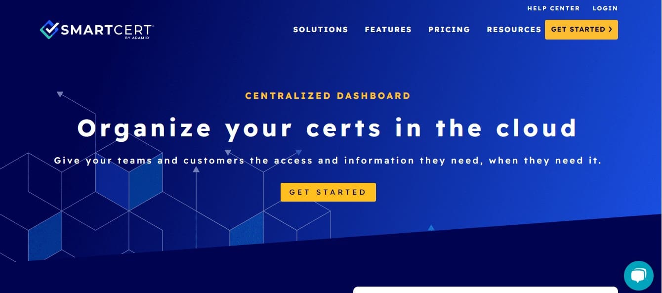 Centralized Dashboard Smartcert®